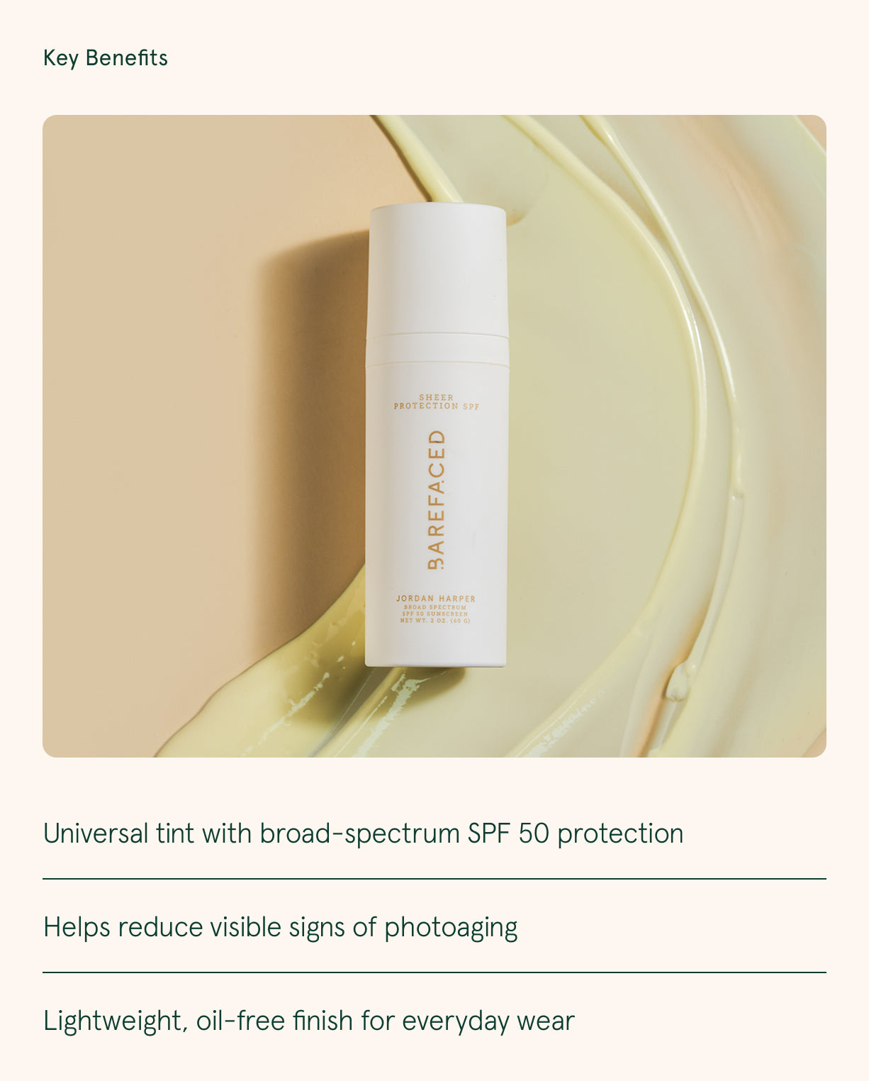 Barefaced® Sheer Protection SPF 50+ | Barefaced®